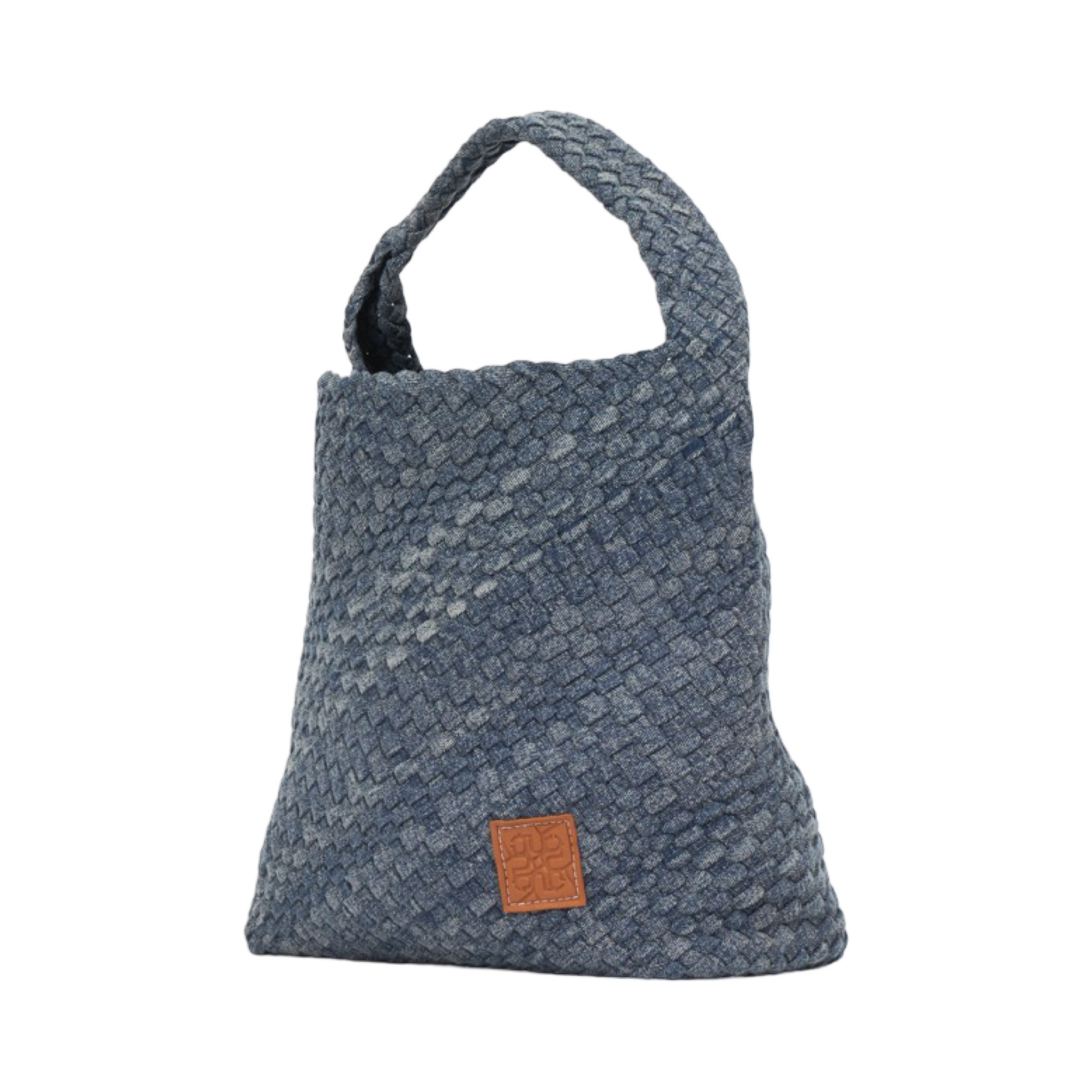 Shop Chan Woven Denim Tote Bag L - Dark. Made in Thailand, Ready to ship, Worldwide Shipping.